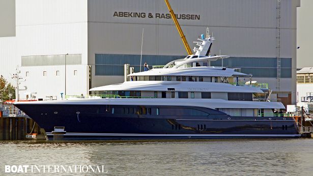 Superyacht Excellence V launched by Abeking & Rasmussen